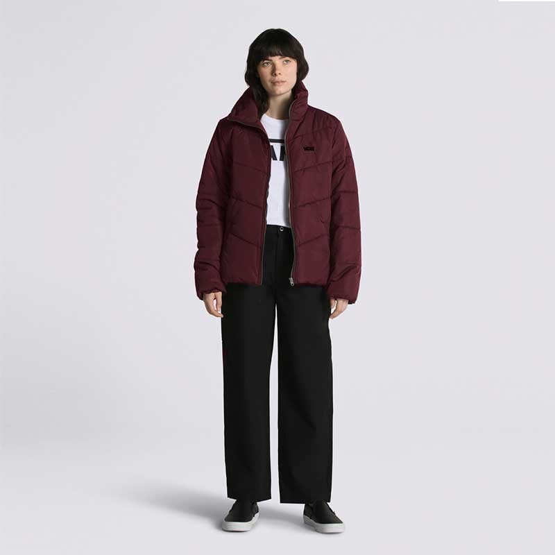Campera Vans Bordó Foundry Puff Mte
