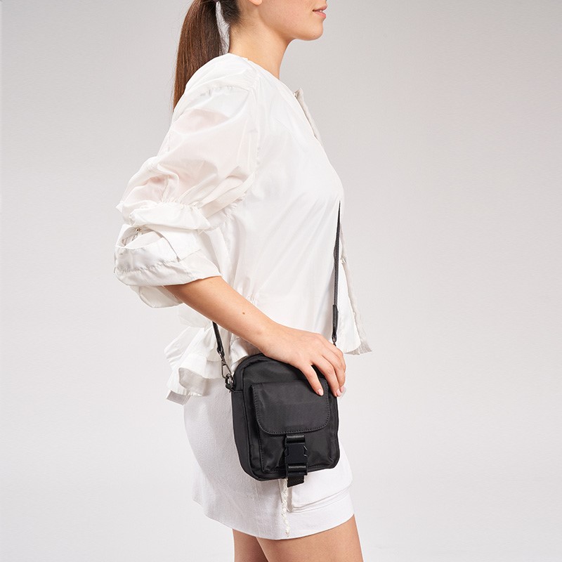 Cartera Hush Puppies Negro Bandolera Aspen