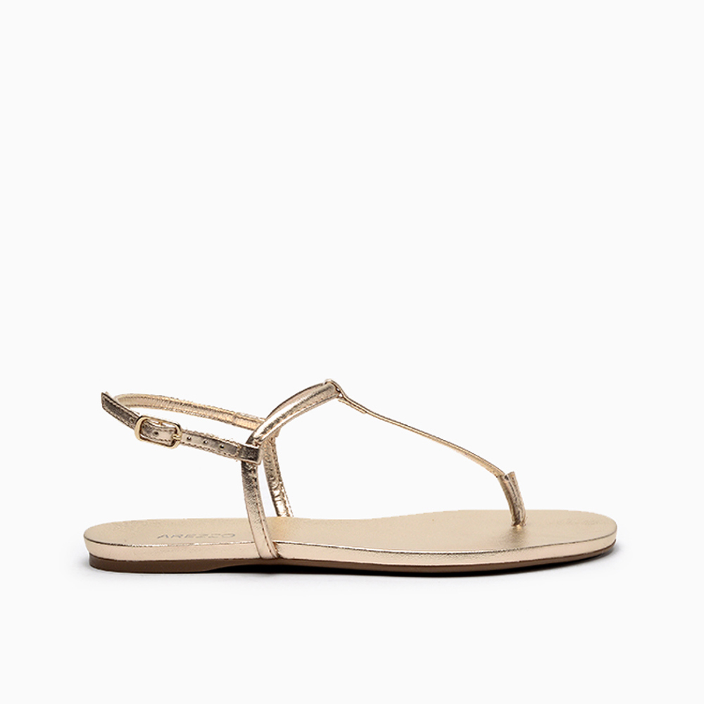 Sandalias Arezzo Dorado Zantes