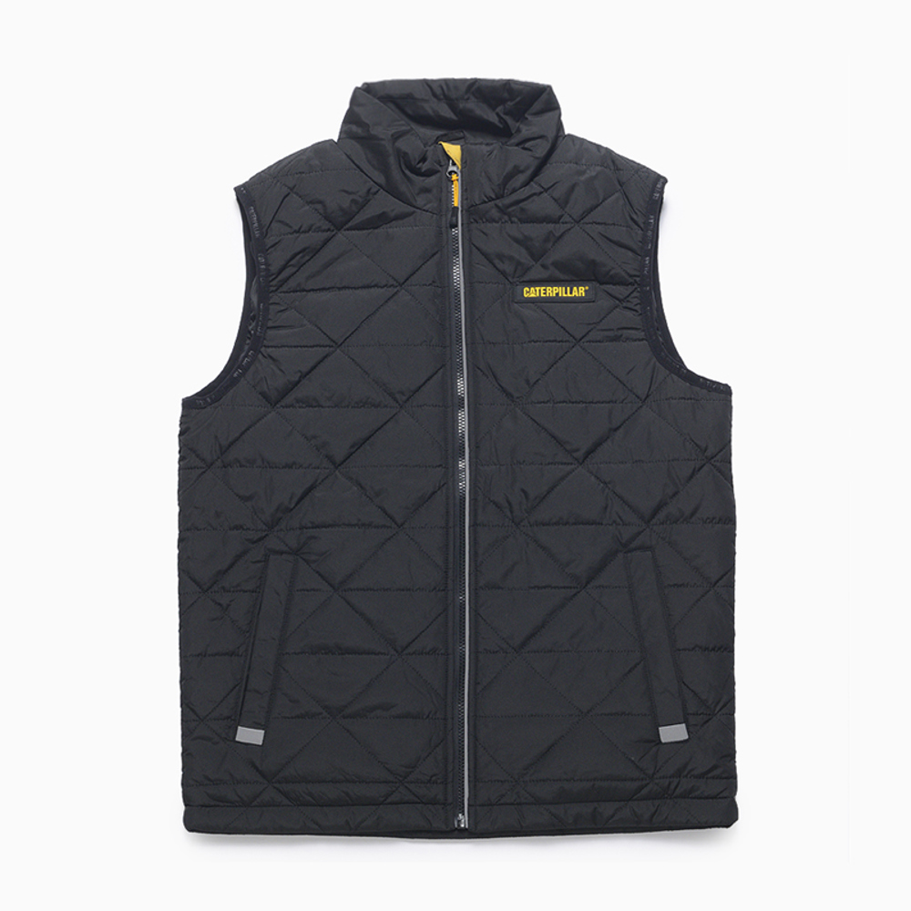 Chaleco Caterpillar Negro MEDIUMWEIGHT INSUL TRIANGLE QUILTED VEST